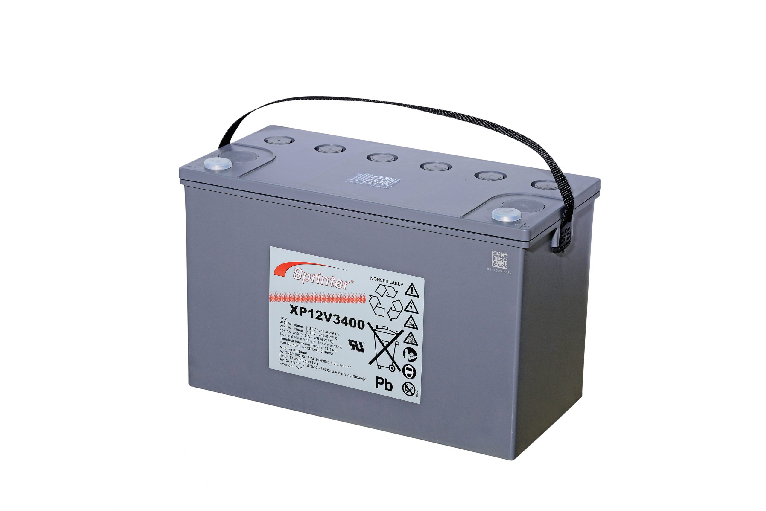 XP12V3400VO Battery - Official Distributor | UPS Battery Shop